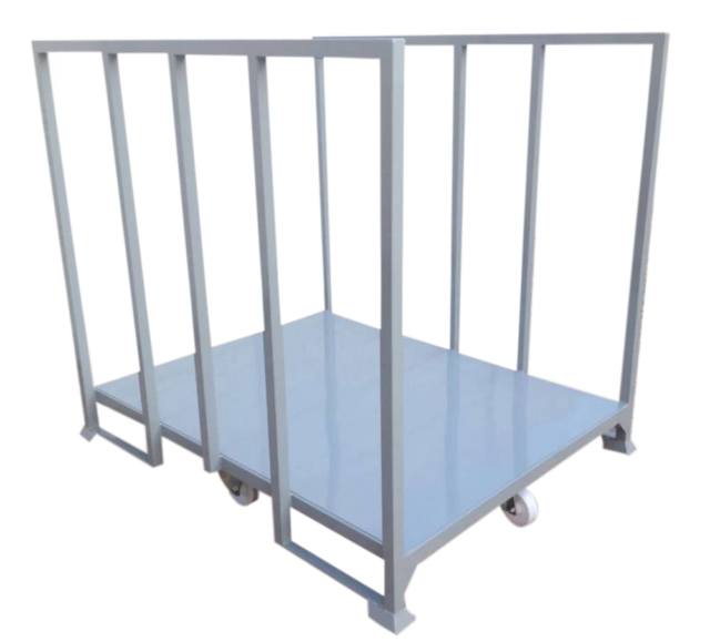 Stackable Trolleys with Metal Sheet Platform | Came sas